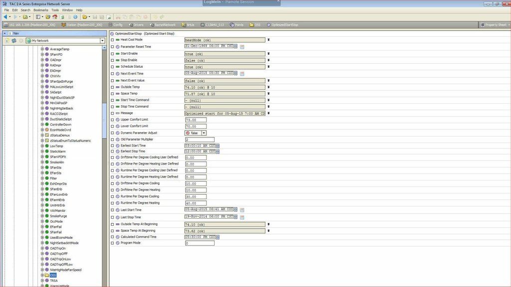 Niagara AX Optimized Start Stop OSS - KitControl - HELP | HVAC-Talk: Heating, Air ...