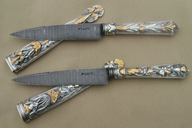 A pair of damascus gaucho blades. | BladeForums.com