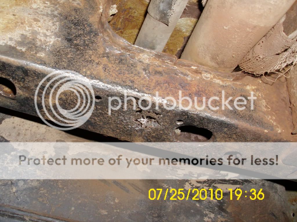 Rusted Auto Frame Repair