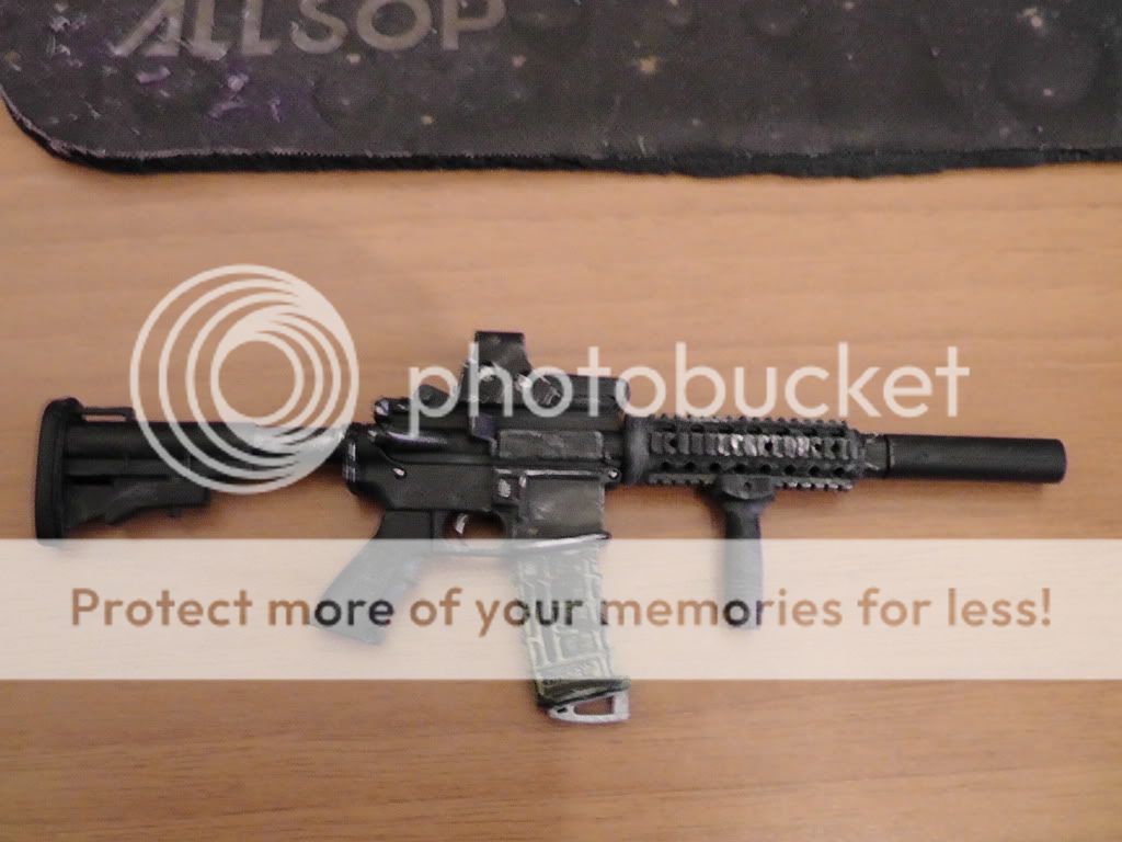 Custom L119A1, Custom RE Silenced Samurai Edge