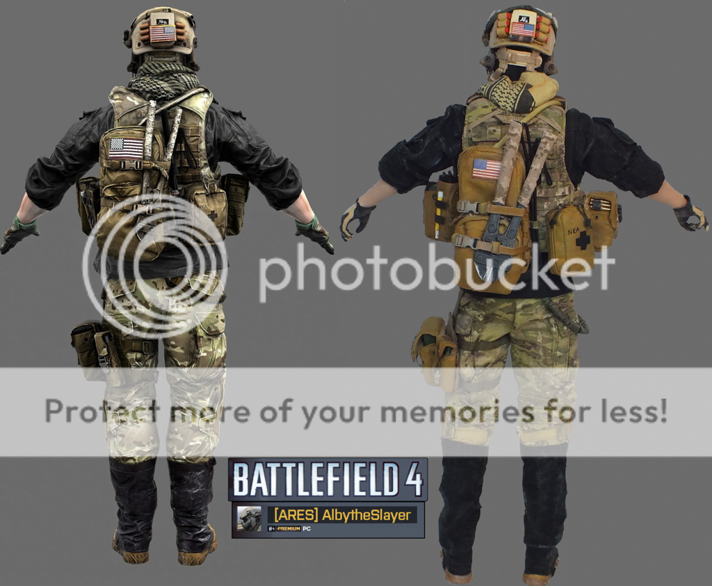 Custom BATTLEFIELD 4 USA Support Class ... Need ammo?(many photos)