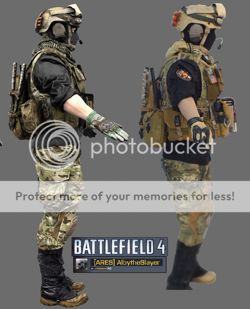 Custom BATTLEFIELD 4 USA Support Class ... Need ammo?(many photos)