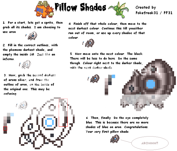 a tutorial on.... How to pillow shade? WTH - Graal Forums