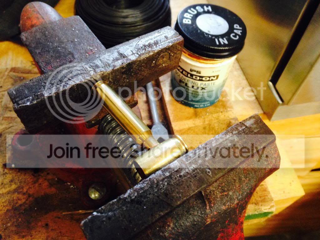 Making custom powder dippers using brass cases | Marlin Firearms Forum