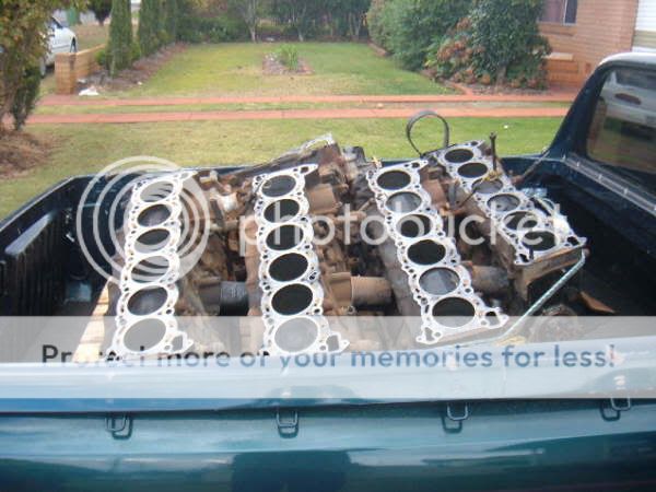 5 RB30e Short Blocks- Series 2 DOHC ready- Rotating Assembly, Oil Pan ...