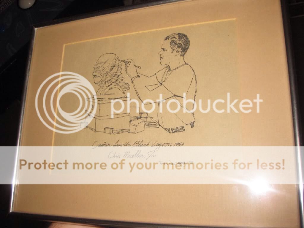 Chris Mueller Jr. Creature Sculpt Original Art signed by Chris