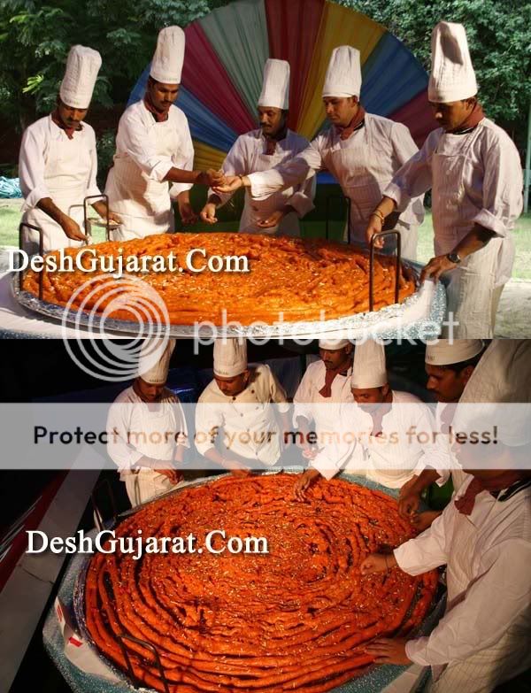 World’s biggest Jalebi is made in Ahmedabad(PHOTO) | DeshGujarat